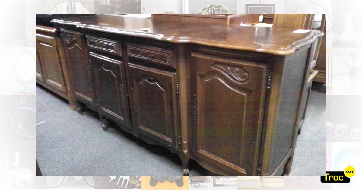Achat ENFILADE CHENE FONCE 4P 2T (BE) occasion - Chenove | Troc.com