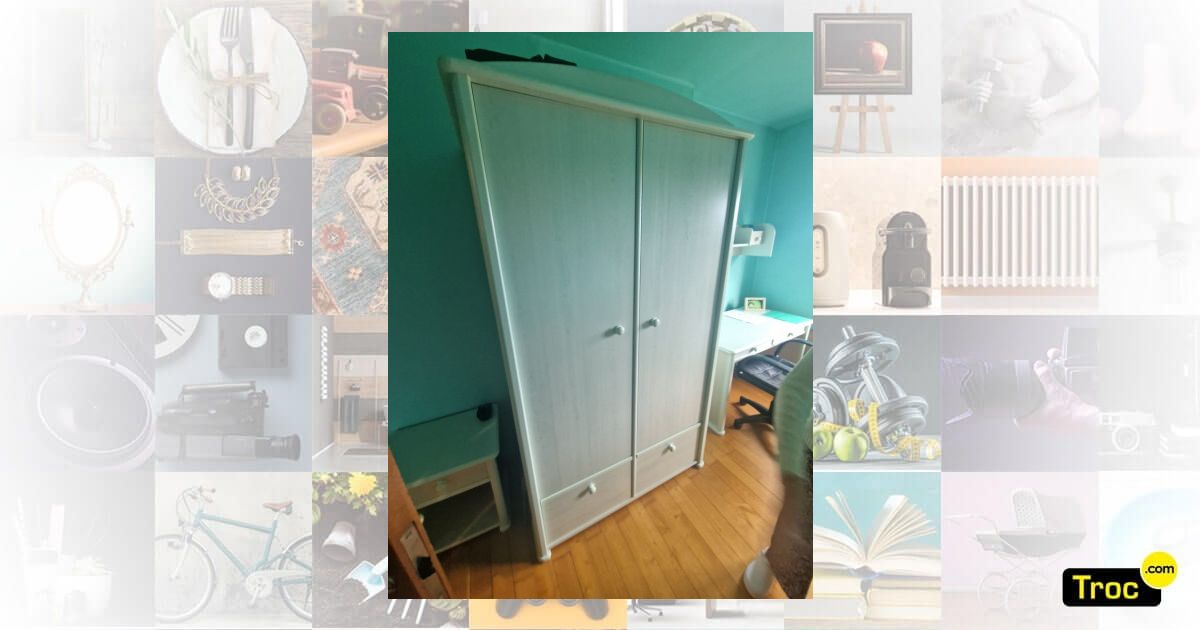 Achat GARDE ROBES MODERNE 2 PORTES occasion - Verviers | Troc.com