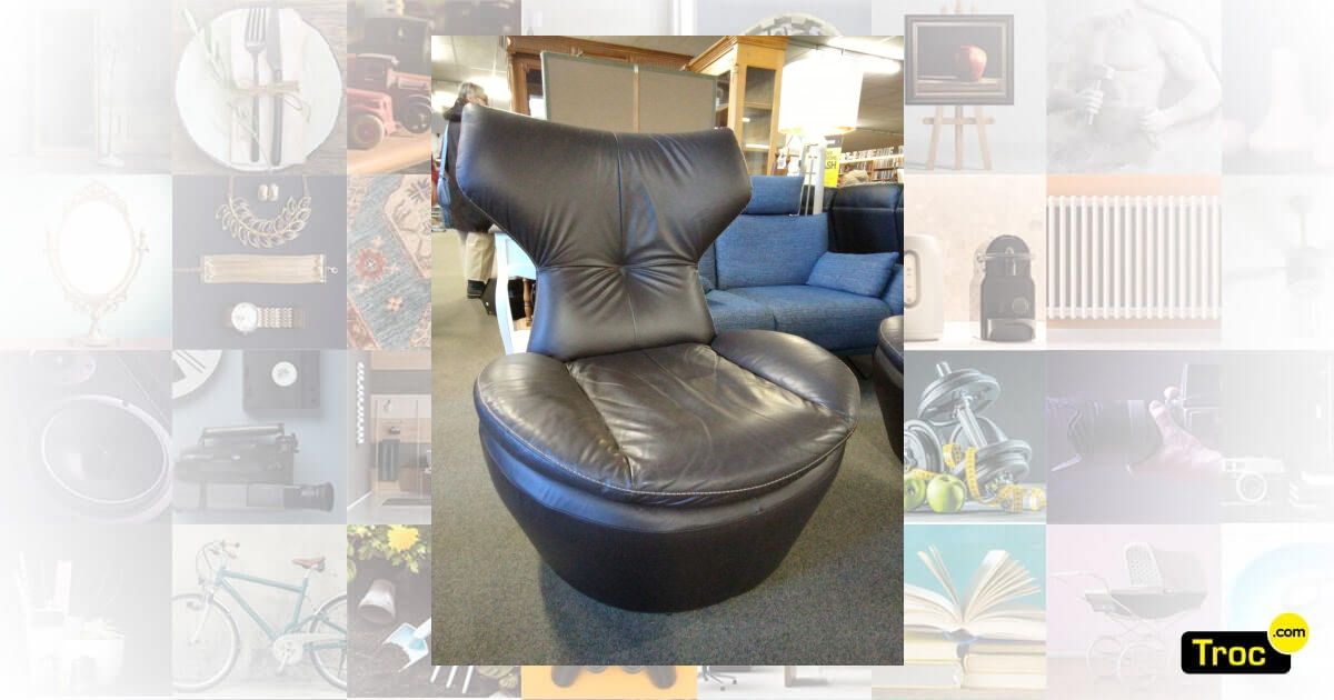 Achat FAUTEUIL PIVOTANT CUIR CHATEAUX D'AX occasion - Ahuy | Troc.com