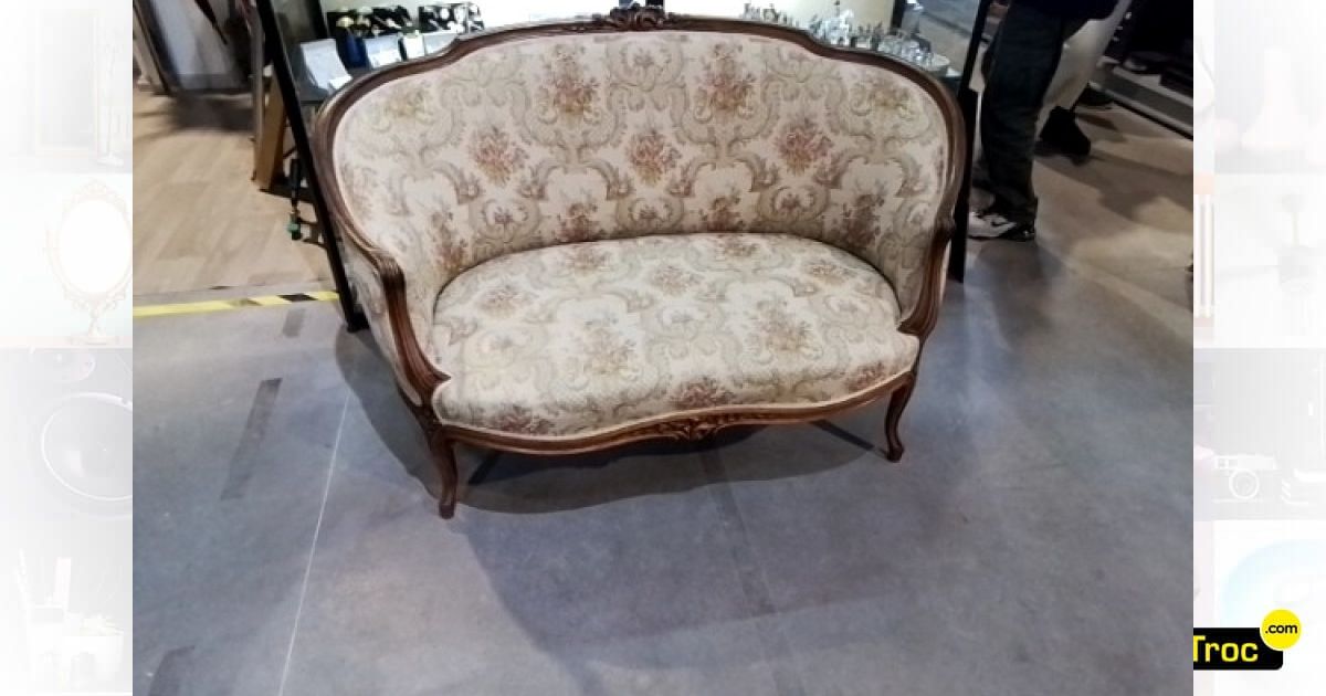 Achat BANQUETTE DE STYLE TISSUS BEIGE occasion - Lannion | Troc.com