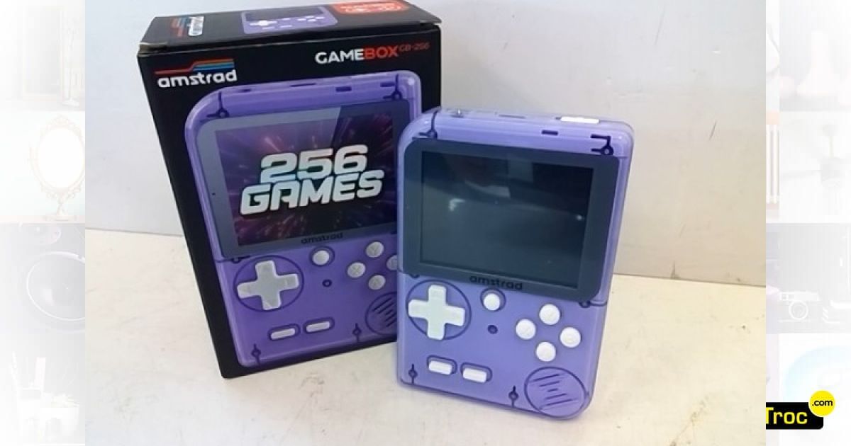 Achat CONSOLE PORTABLE AMSTRAD 256 JEUX EN 1 occasion - Chenove | Troc.com