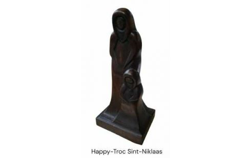 Achat STATUE, , BOIS MET ENFANT occasion - Sint-Niklaas | Troc.com