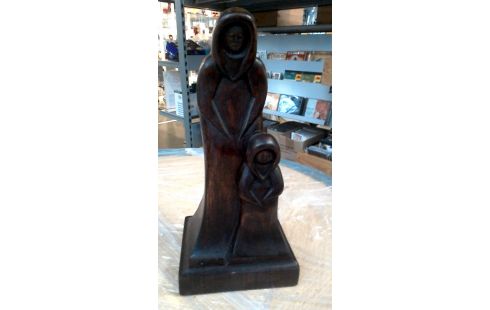 Achat STATUE, , BOIS MET ENFANT occasion - Sint-Niklaas | Troc.com