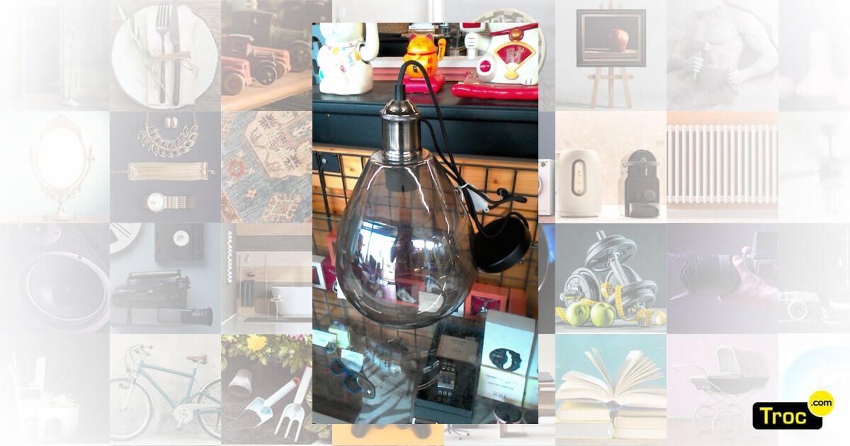 Achat LUSTRE COUPE VERRE occasion - Grigny | Troc.com