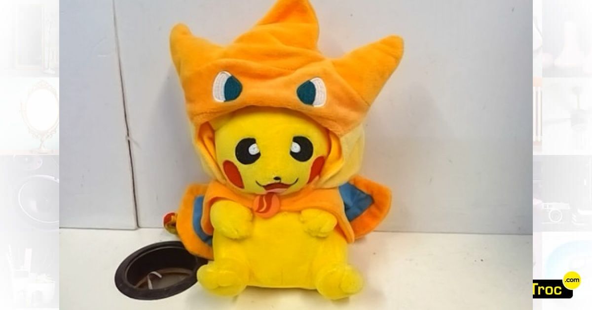Achat PELUCHE PIKACHU DRACAUFEU Y occasion - Chenove | Troc.com