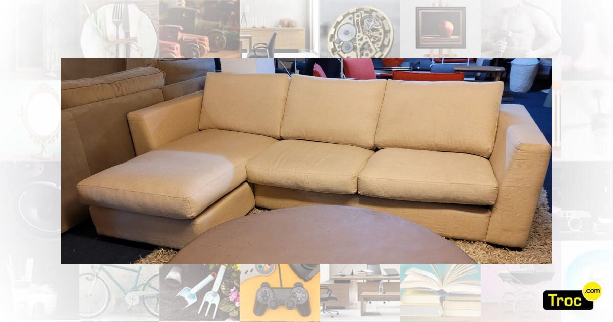 Achat SALON D'ANGLE TISSU occasion - Forest Vorst | Troc.com