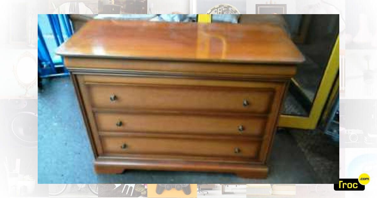 Achat COMMODE 3 TIROIRS STYLE LOUIS PHILIPPE occasion - Rennes | Troc.com