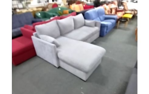 Achat CANAPE D'ANGLE CONVERTIBLE ET REVERSIBLE TISSU GRIS occasion ...