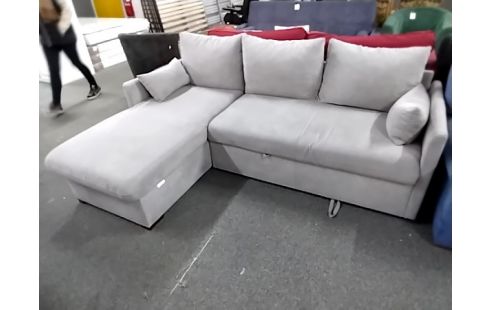 Achat CANAPE D'ANGLE CONVERTIBLE ET REVERSIBLE TISSU GRIS occasion ...