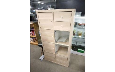 Achat MEUBLE KALLAX TEINTE CHENE CLAIR occasion - Ahuy | Troc.com