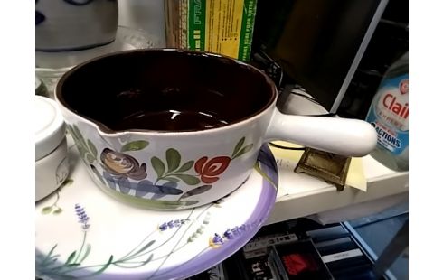 Achat CASSEROLE FLEURS FAIT MAIN occasion - Chenove | Troc.com