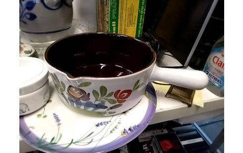 Achat CASSEROLE FLEURS FAIT MAIN occasion - Chenove | Troc.com