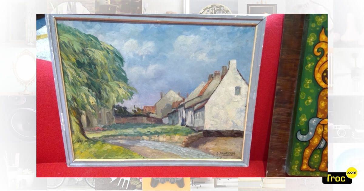 Achat HUILE SUR PANNEAU DAUMERIE occasion - Evere | Troc.com
