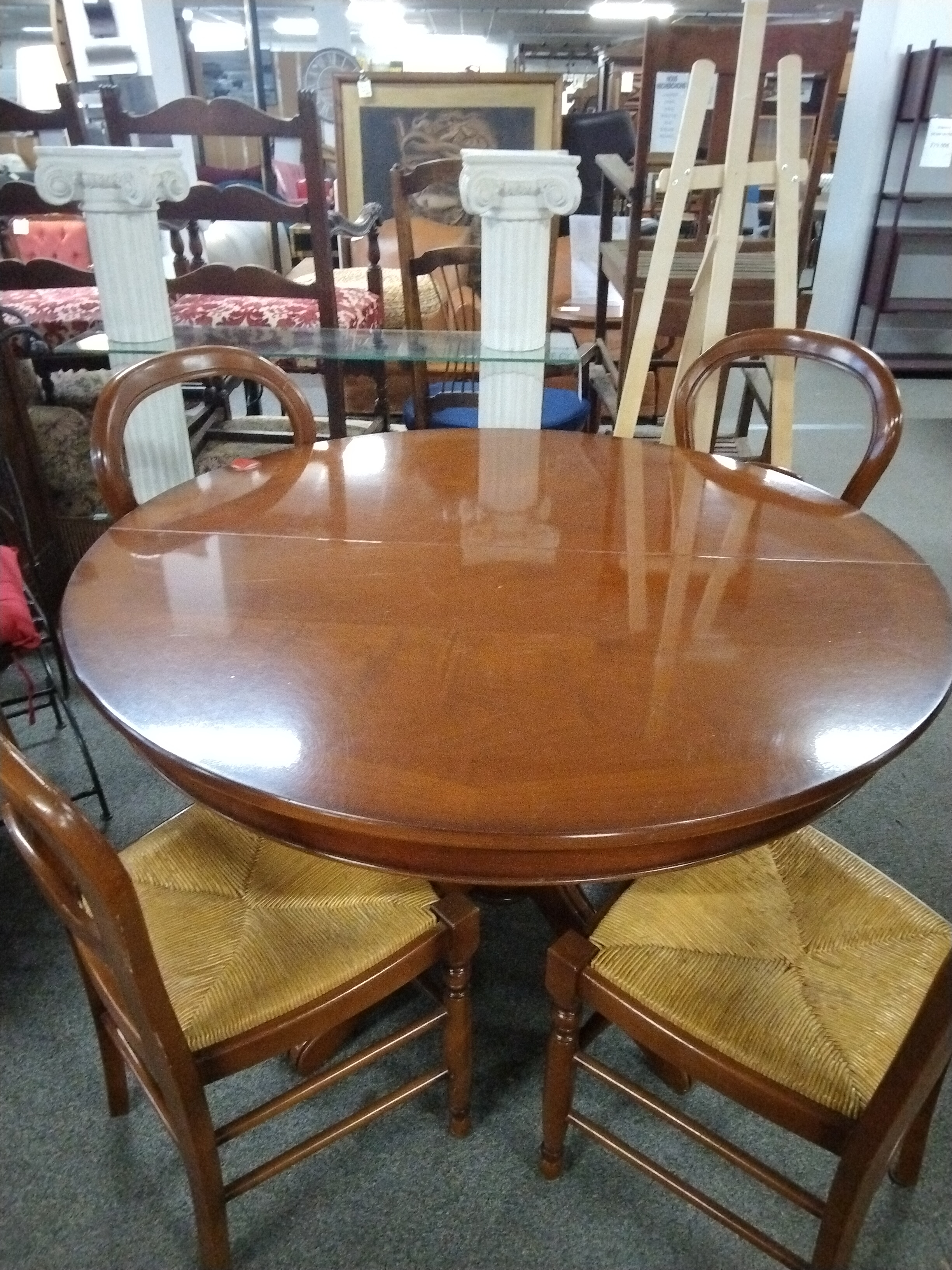 Achat TABLE GUERIDON TEINTE MERISIER occasion - Ahuy | Troc.com