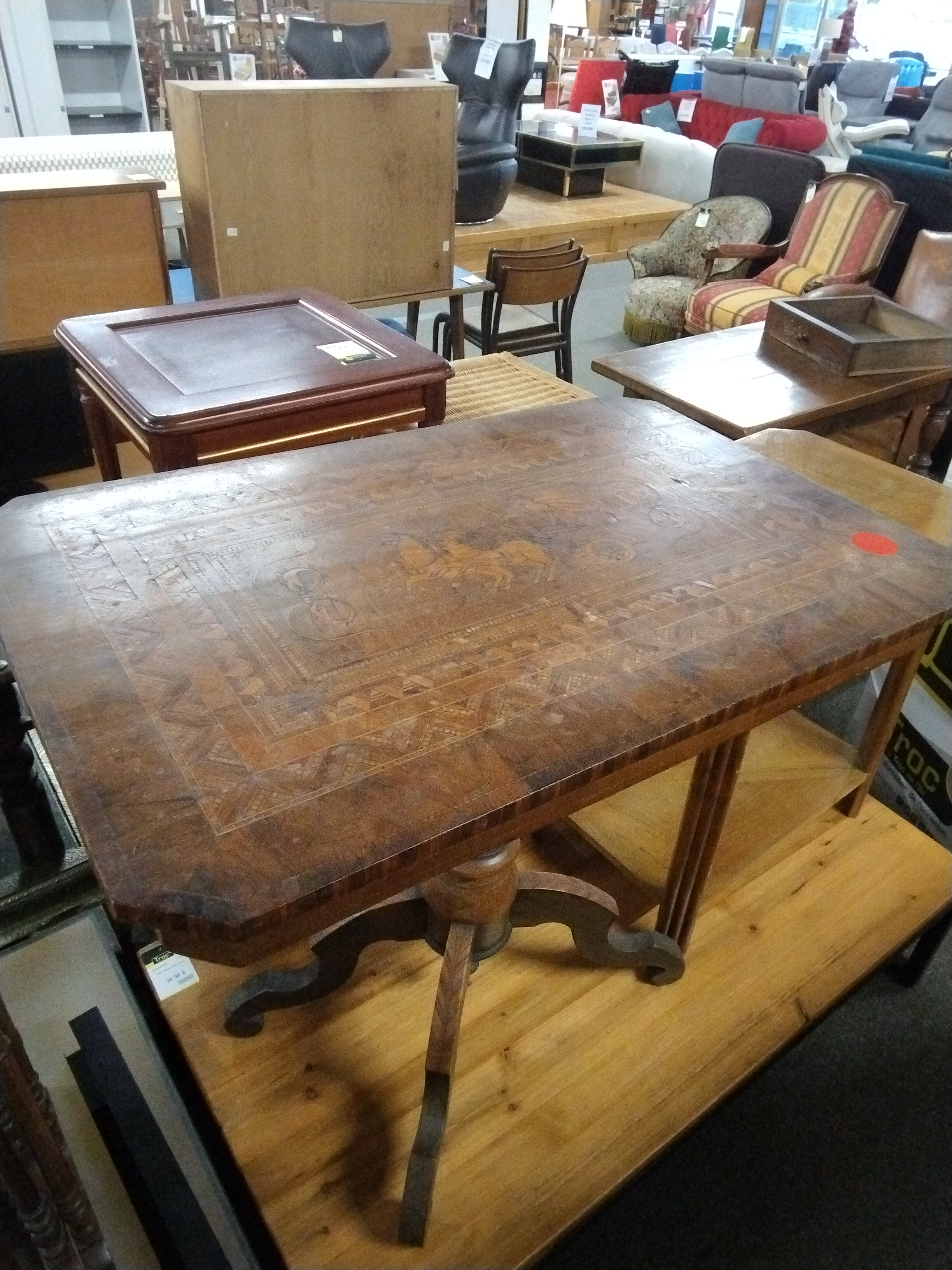 Achat GUERIDON MARQUETERIE occasion - Ahuy | Troc.com