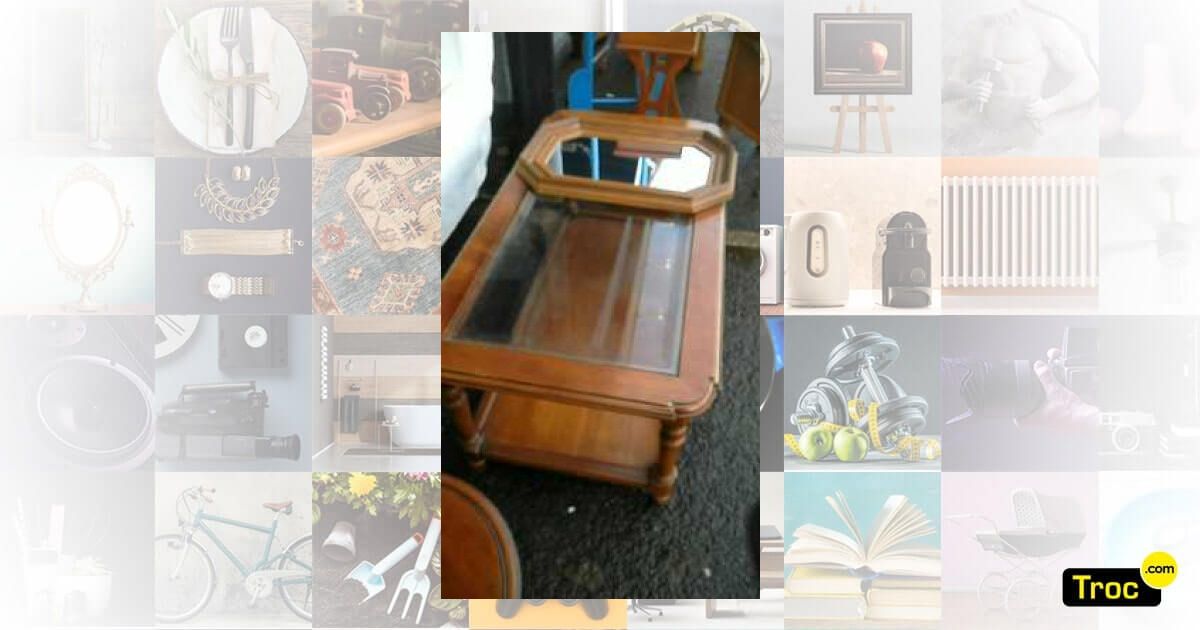 Achat TABLE BASSE VITRE occasion - Rennes | Troc.com