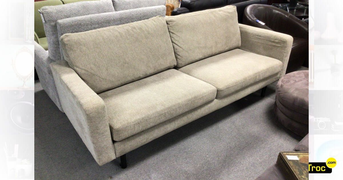 Achat CANAPE 3 PLACES TISSU BEIGE occasion - Jumet | Troc.com